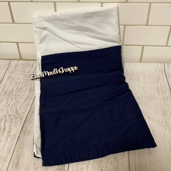 Threshold | Bedding | Threshold Navy Blue Queen Size Cotton Bed Skirt ...
